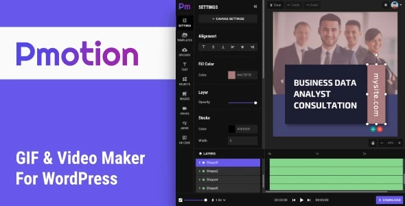 Free Pmotion – Animated GIF and Video Maker For Pro Plugin Download ...