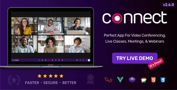 Free Connect – Video Conference, Online Meetings, Live Class & Webinar ...