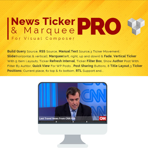Free Pro News Ticker & Marquee for Visual Composer Crack WordPress ...